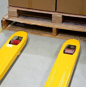 Liftsmart Hand Pallet Jack 2500kg (Nylon or Poly Wheel Options ...