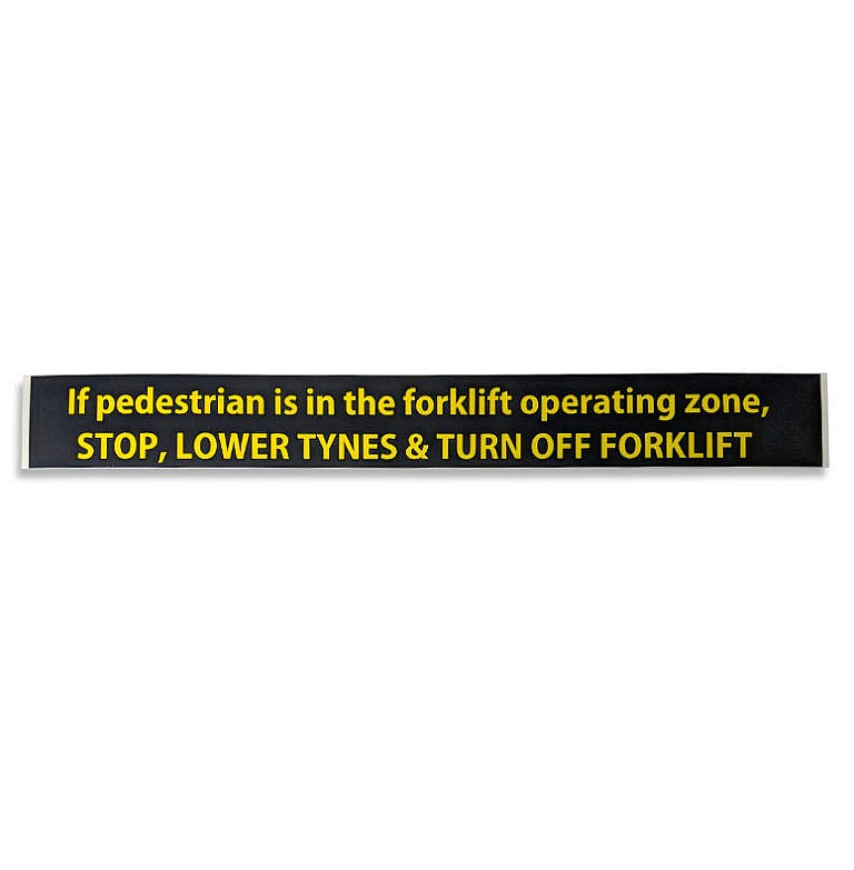 Pedestrian Safety Sticker – Adaptalift Store